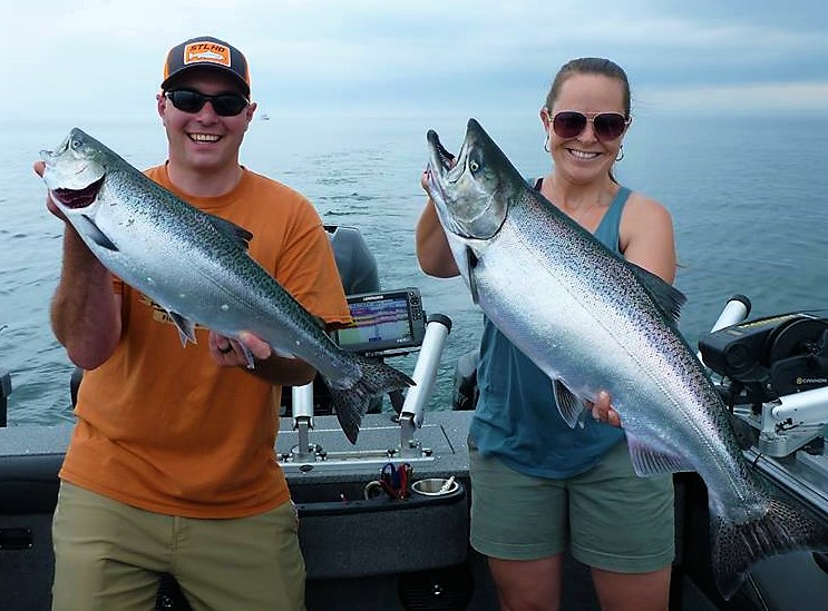 Niagara Bar, Lake Ontario: SALMON & STEELIE Fishing is HOT! – Share the ...